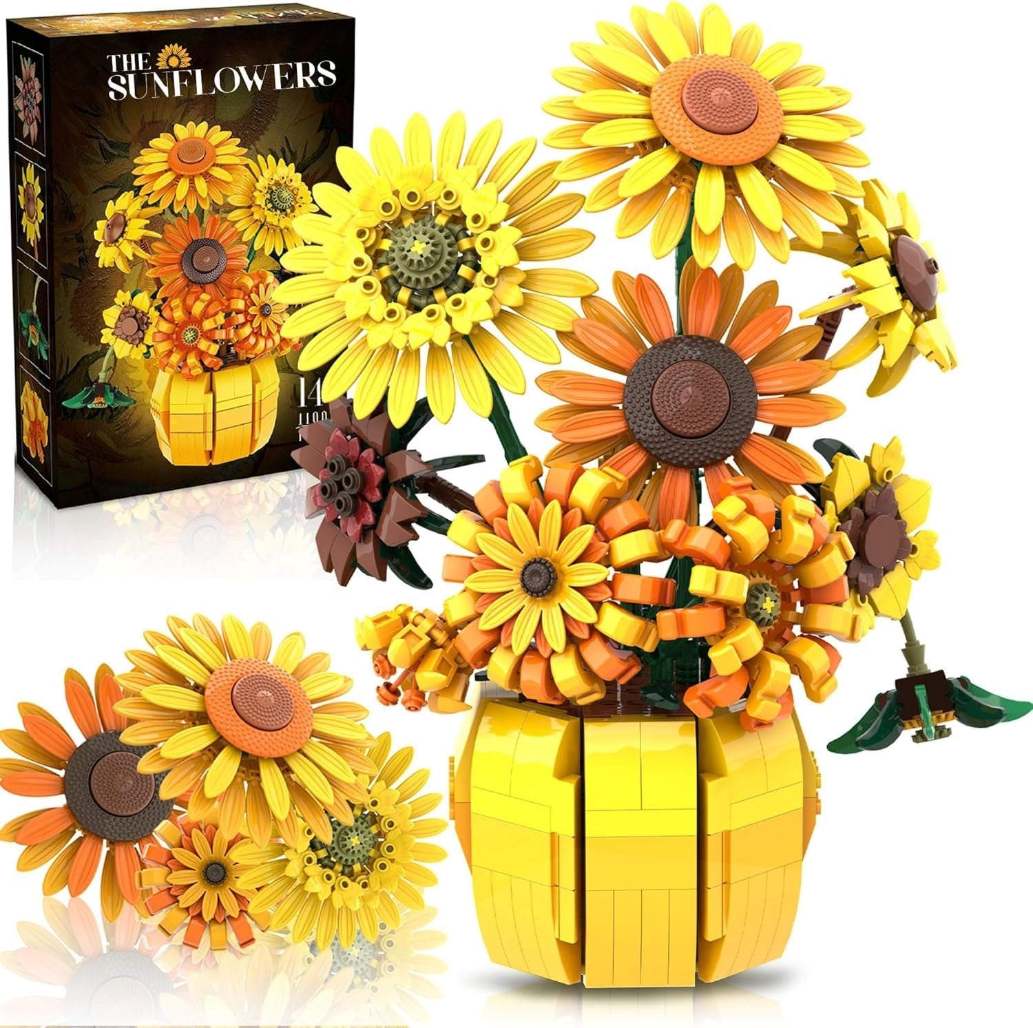 Bring Van Gogh’s Sunflowers to Life with This Stunning Building Block – AmazingBlockToys
