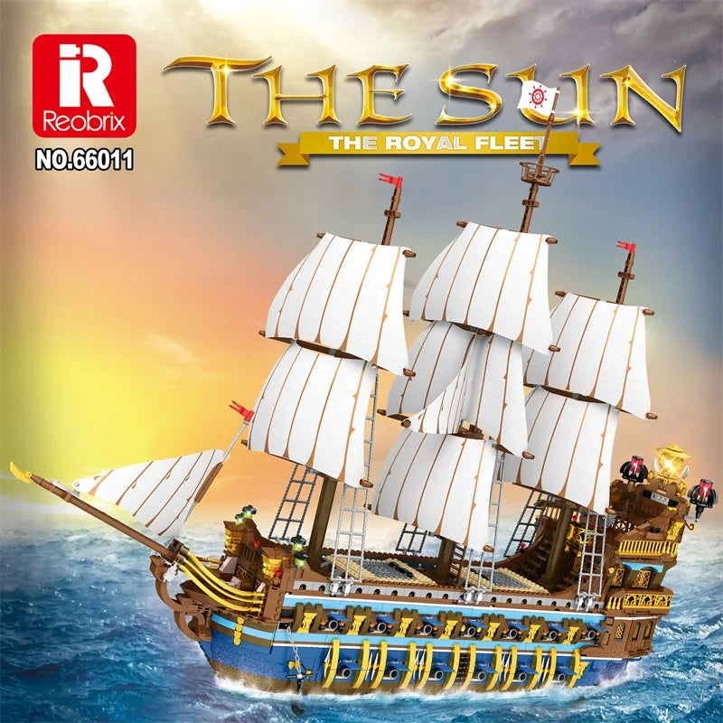 Reobrix 66011 Royal Pirate Ship– AmazingBlockToys
